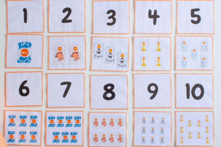 Ficha de Trabalho - Ordenar números de 0 a 10 (2)